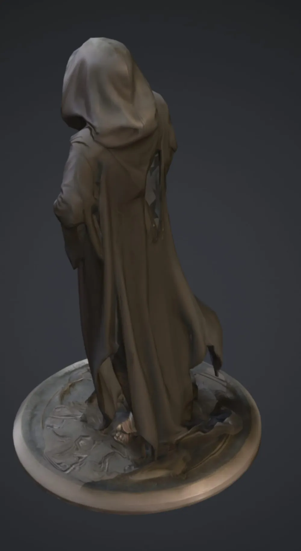 Cloaked figure for D&D and other games - Free 3D Print Model - MakerWorld