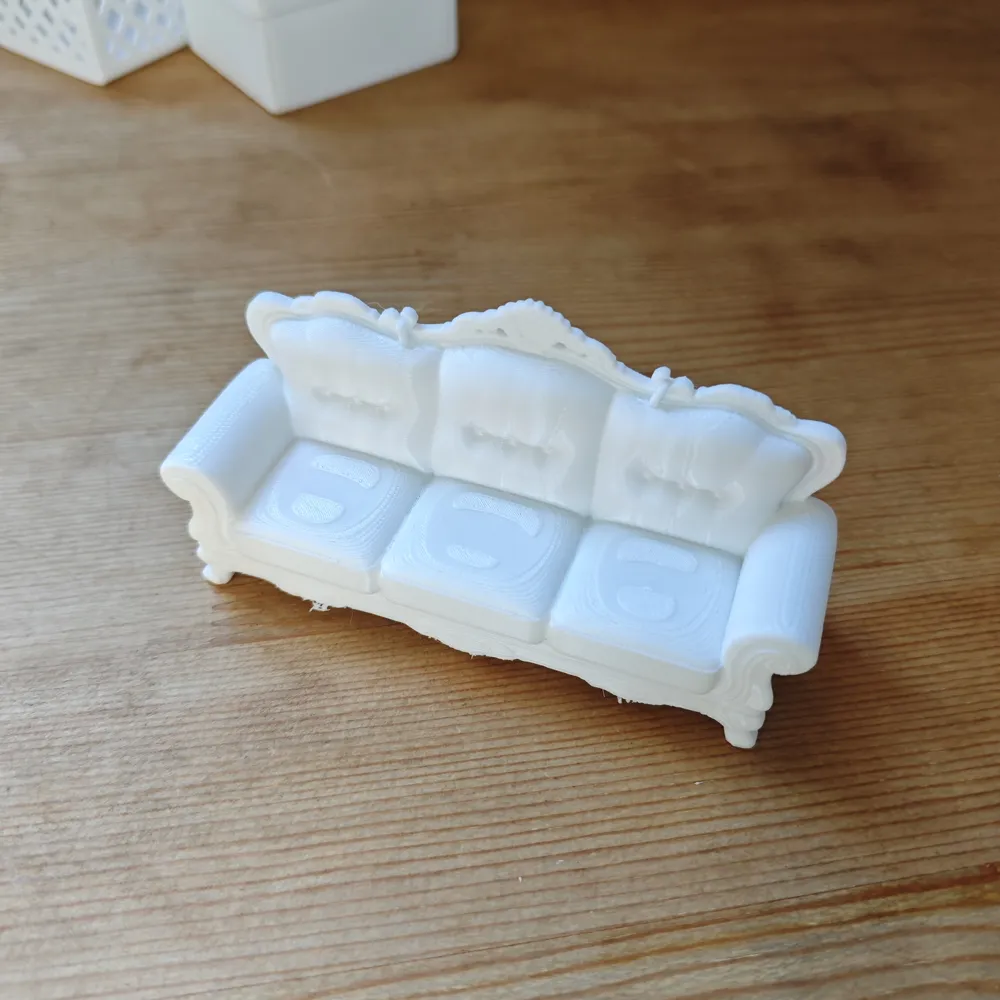 American Sofa Dollhouse Print in Place Beginner-friendly Ornament ...