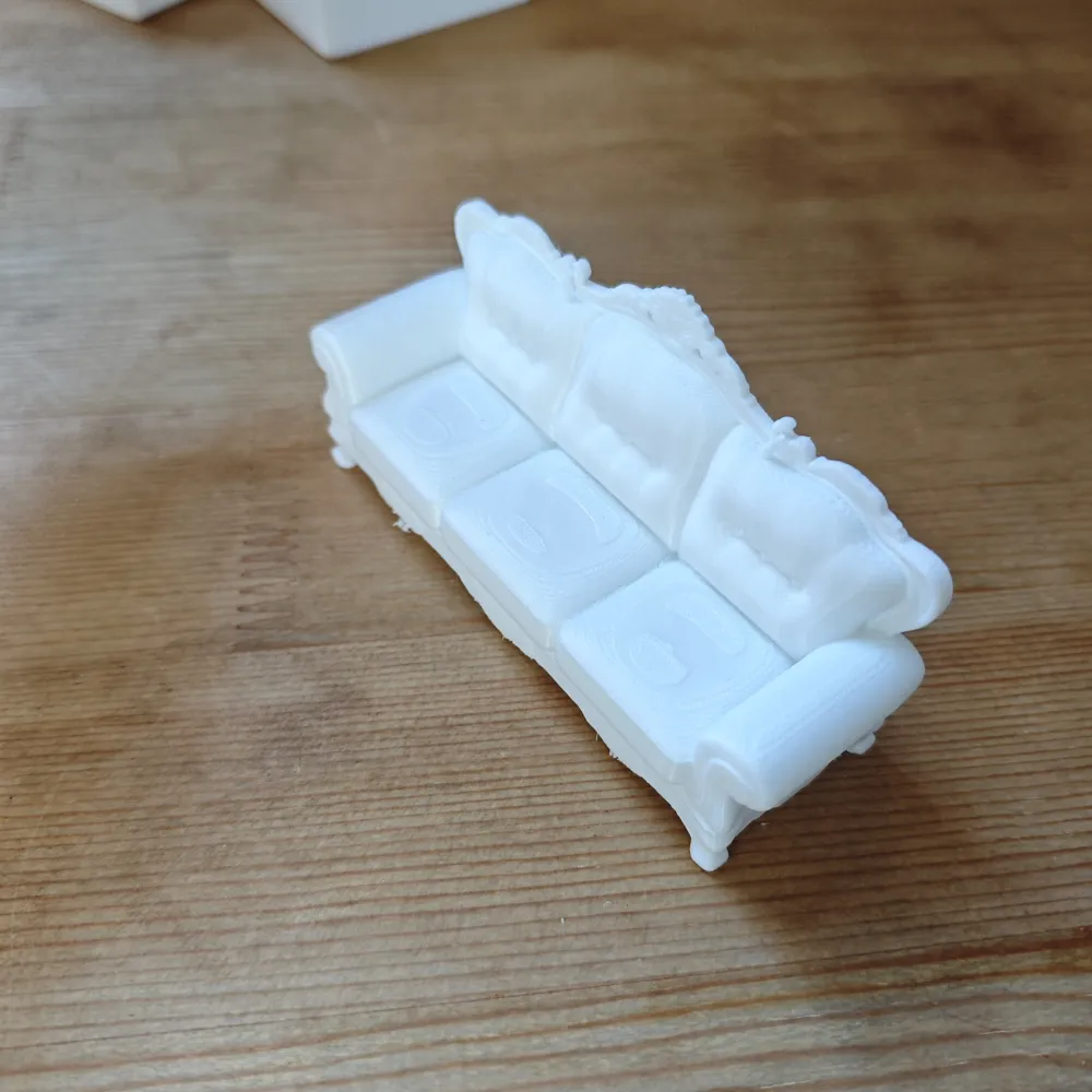 American Sofa Dollhouse Print in Place Beginner-friendly Ornament ...