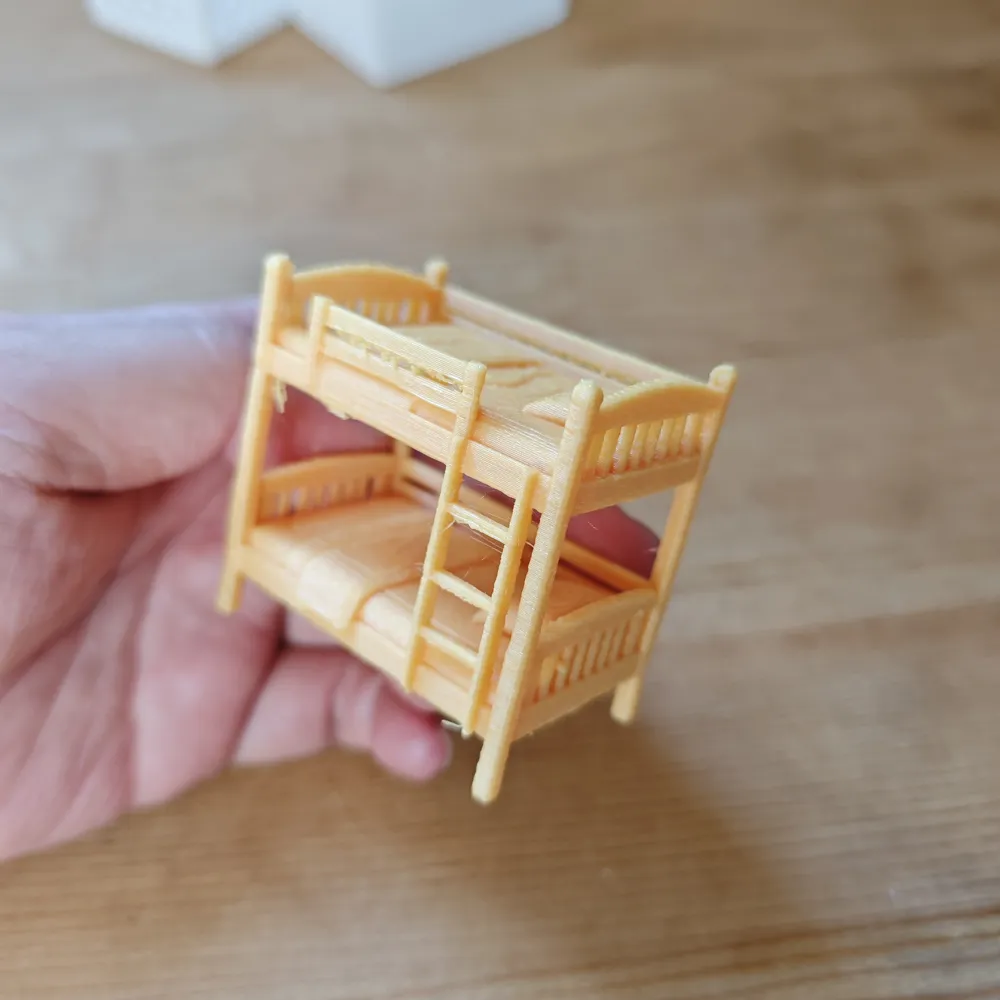 Bunk bed, doll bed, Print in Place, beginner-friendly, ornament, office ...
