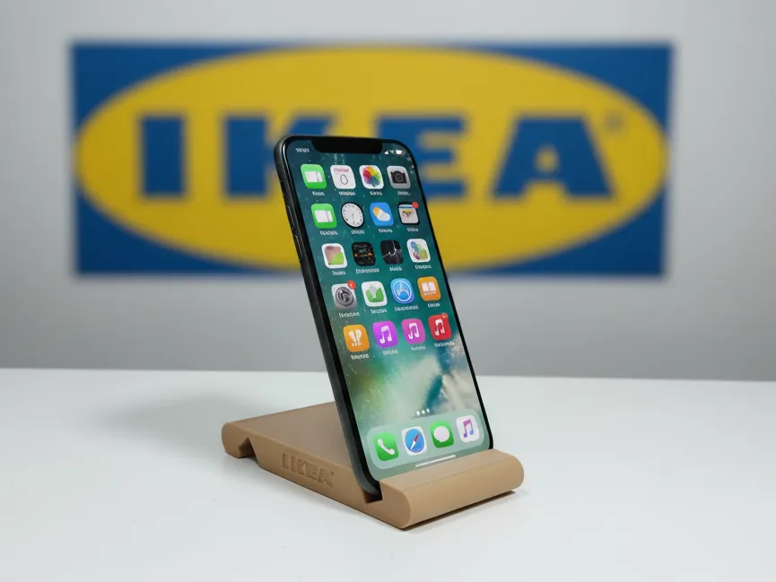 IKEA-like BORGENÄS phone stand - Free 3D Print Model - MakerWorld