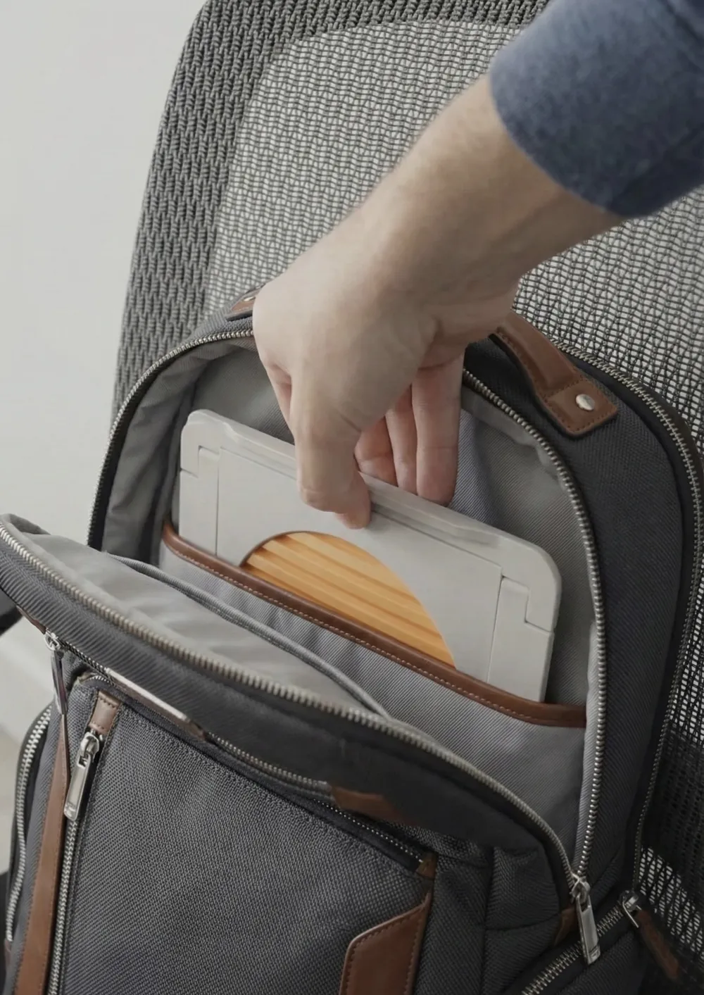 Portable Laptop/Tablet Stand (Print in Place) fits in bag - Free 3D ...