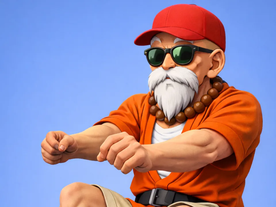 Master Roshi Driving Car - Free 3D Print Model - MakerWorld