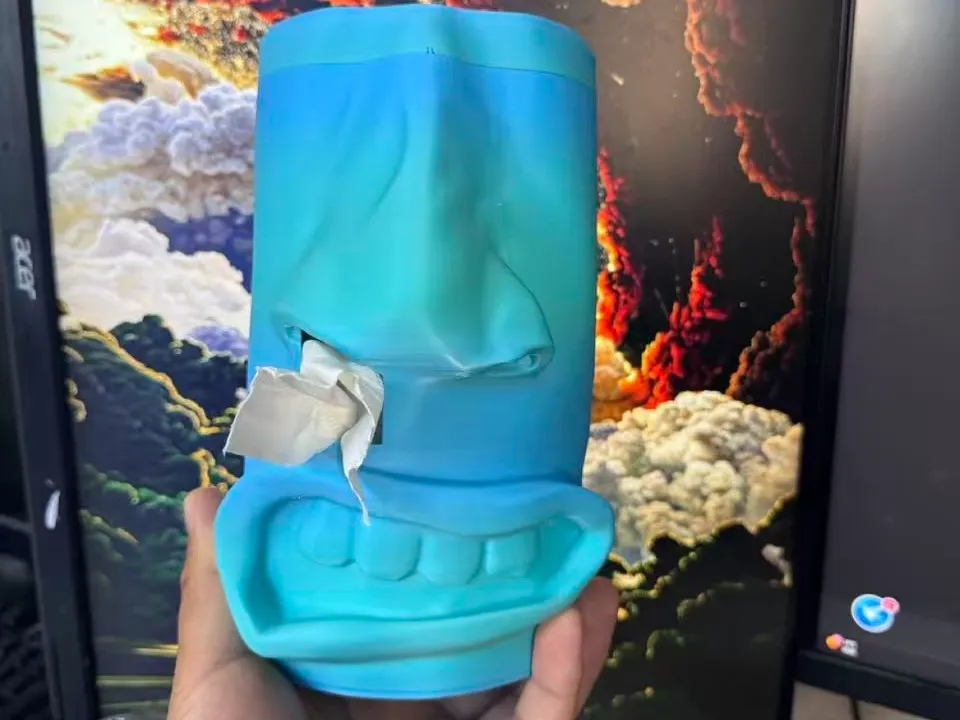 Tissue Box (Abstract Sculpture) - Free 3D Print Model - MakerWorld