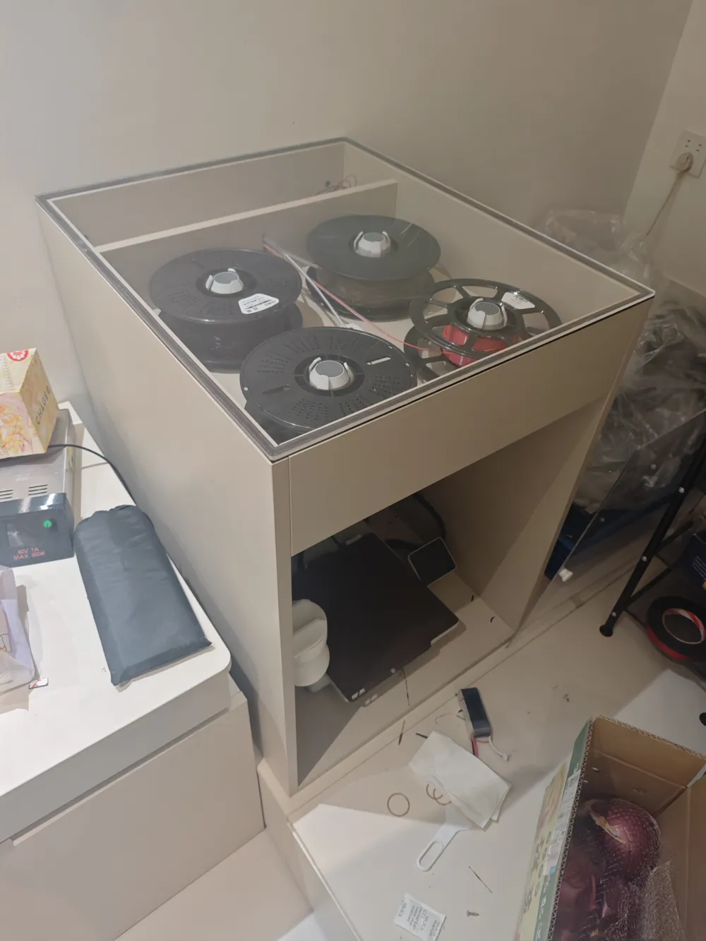 A1C Rewind Shaft Lay-Flat Accessory - Free 3D Print Model - MakerWorld