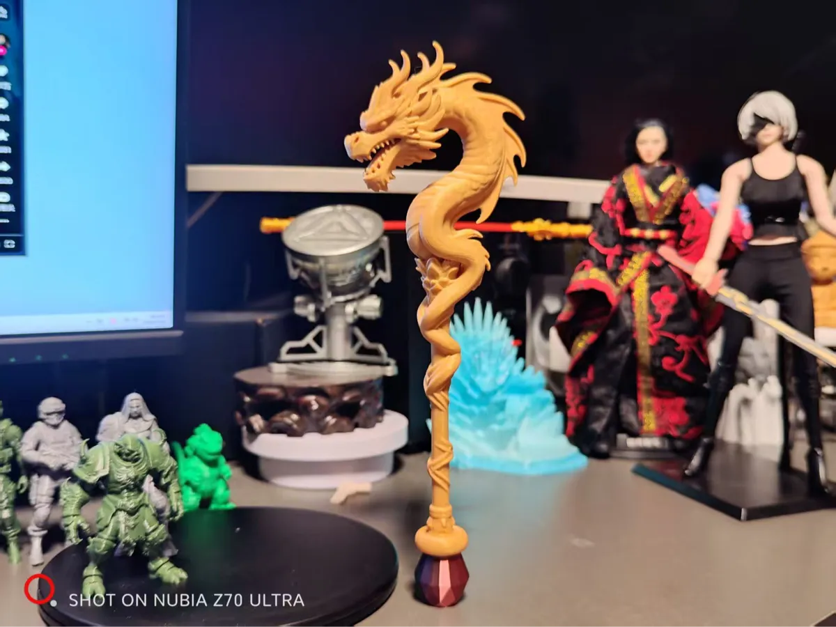 Dragon Scepter - Free 3D Print Model - MakerWorld