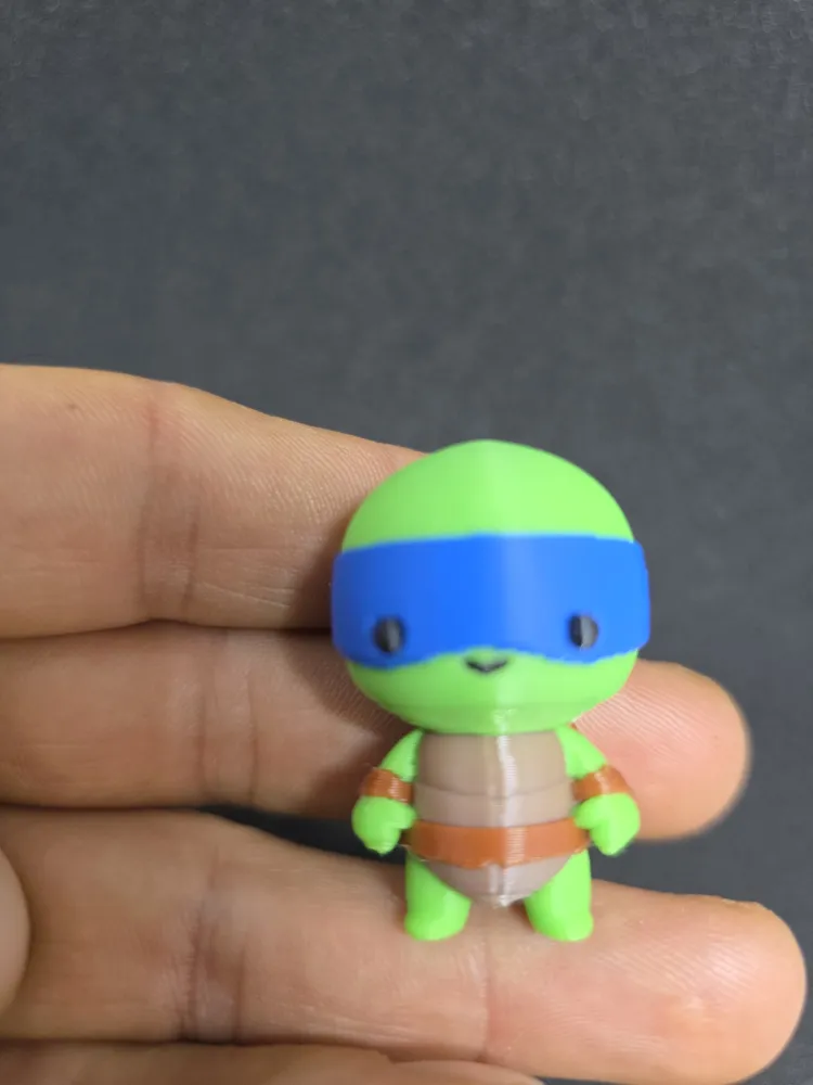 Funny ninja turtle edition chibi keychain/decor - Free 3D Print Model ...