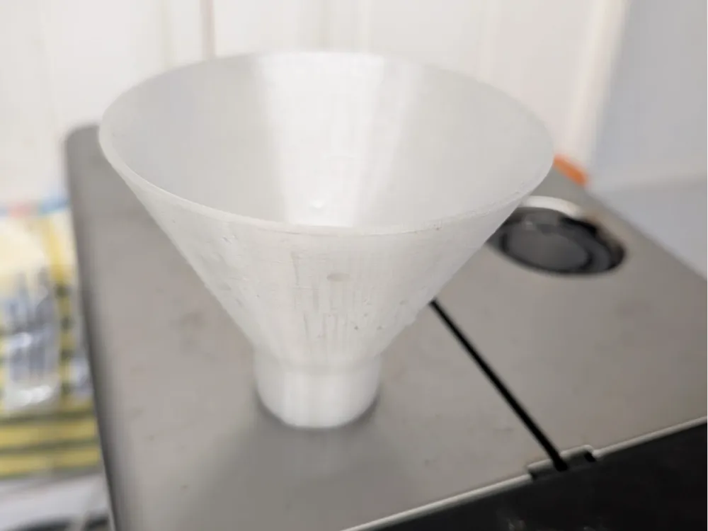 simple funnel to load salt into the dishwasher - Free 3D Print Model ...