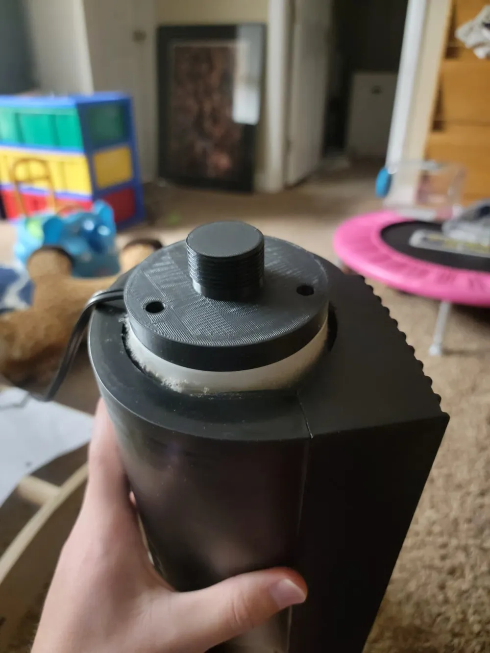 Pelonis Tower Fan Base Connector - Free 3D Print Model - MakerWorld