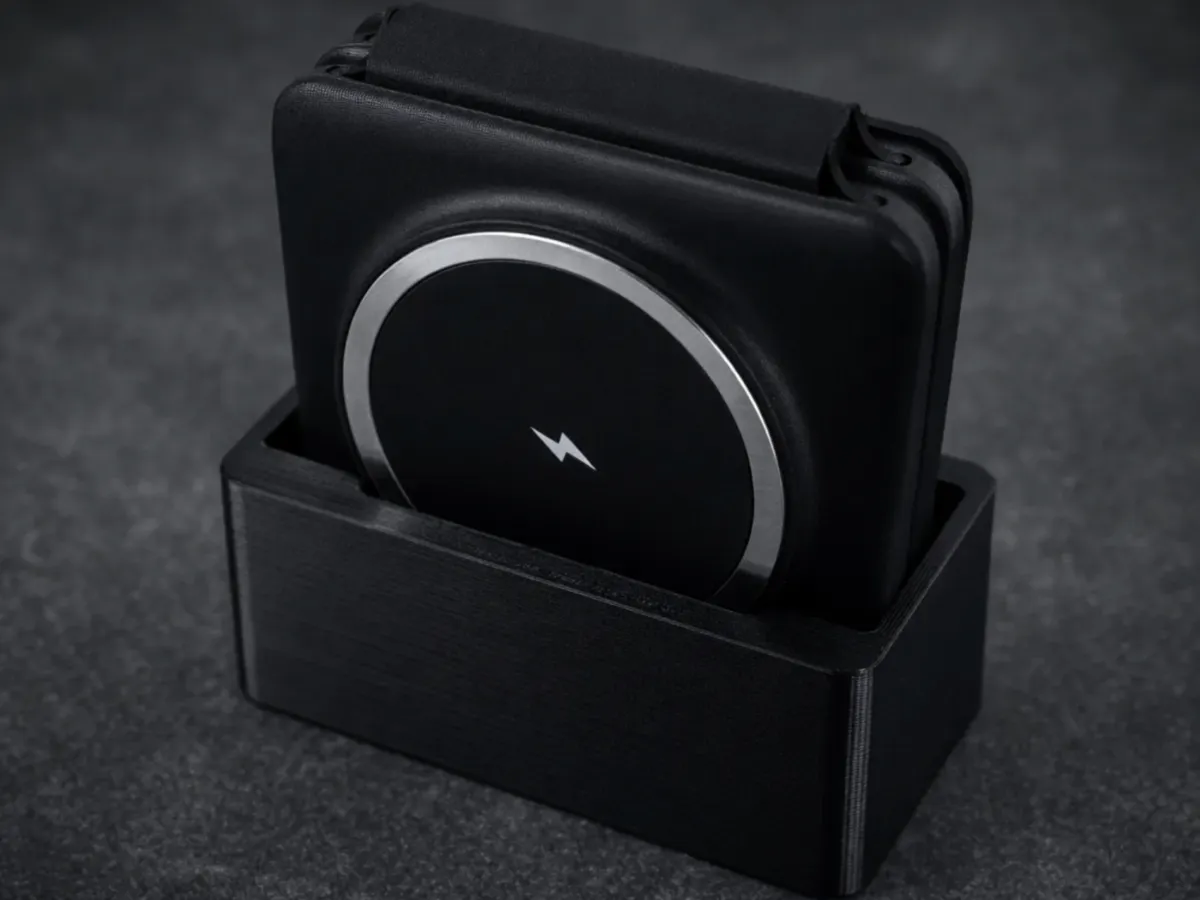 Gridfinity Suporte Portátil 3-em-1 para Carregador Sem Fio - Modelo ...