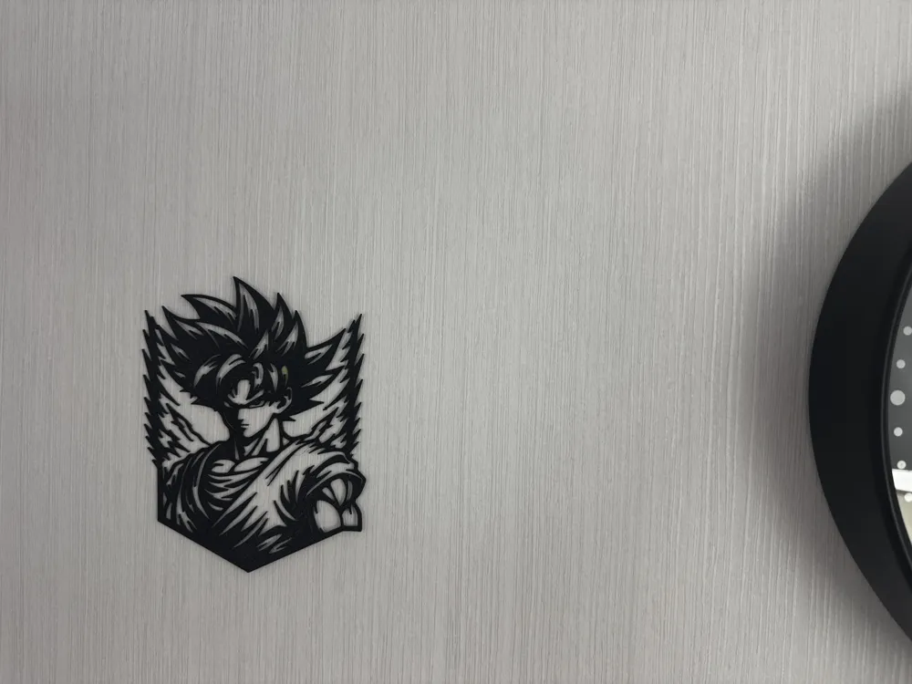 Son Goku Wandkunst – Kostenloses 3D-Druckmodell – MakerWorld
