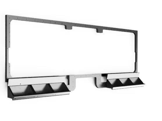 Boeing 737 Main Instrument Panel Frame - Free 3D Print Model - MakerWorld