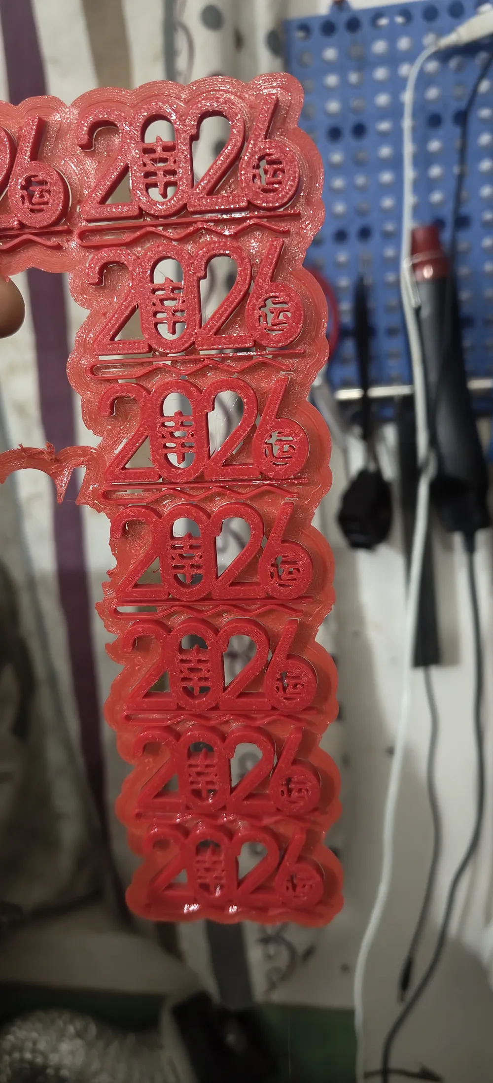 2026 Digital Lucky Hair Clip, split design, brooch - Free 3D Print ...