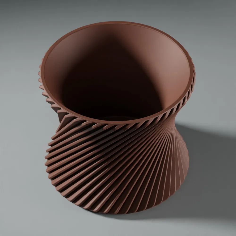 Jarrón turbina - Modelo de impresión 3D gratuito - MakerWorld