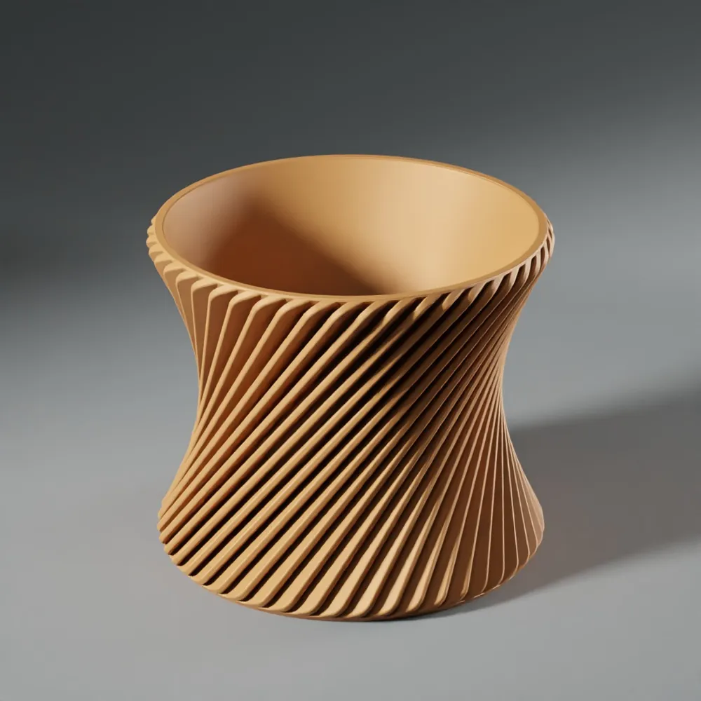 Jarrón turbina - Modelo de impresión 3D gratuito - MakerWorld