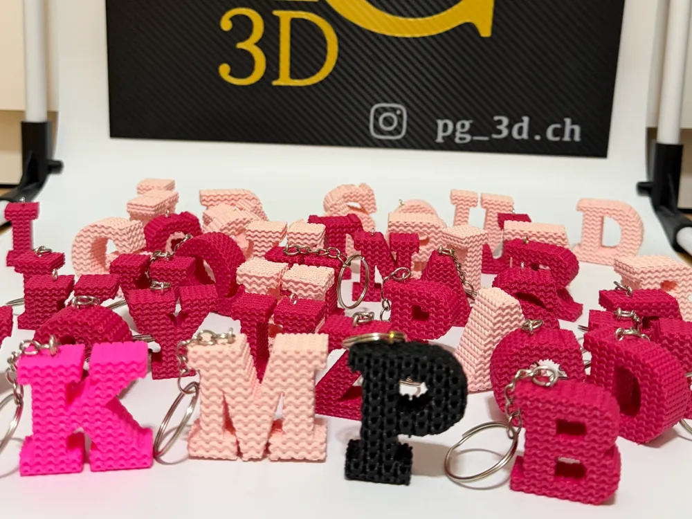 Letters Knitted alphabet - Free 3D Print Model - MakerWorld