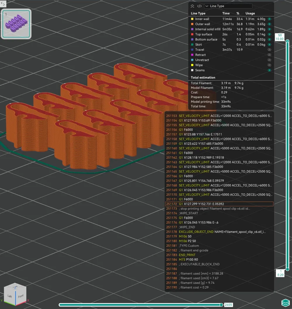 Minimalist filament clip - Free 3D Print Model - MakerWorld