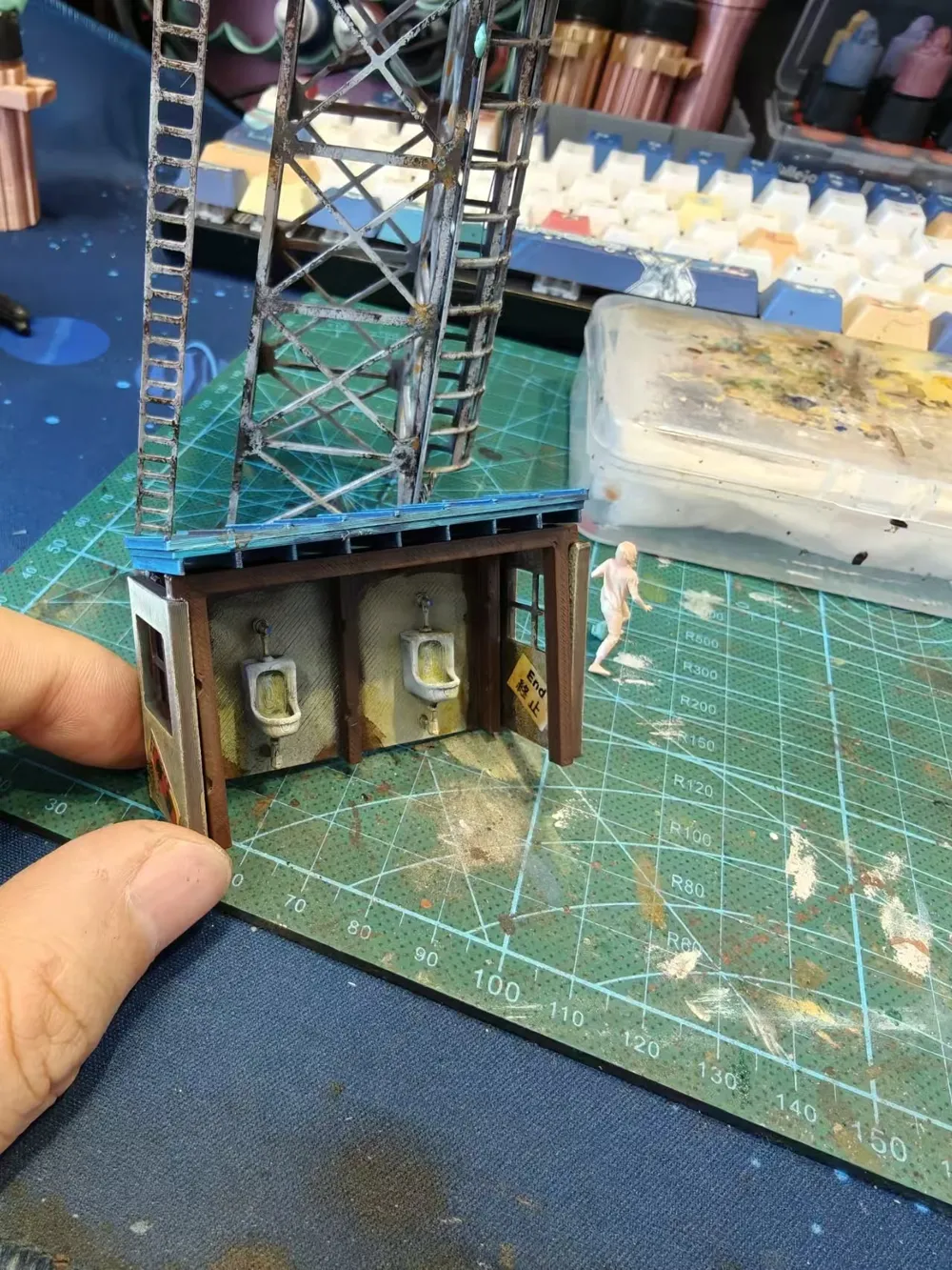 1/64 Scale Carport/Restroom - Free 3D Print Model - MakerWorld