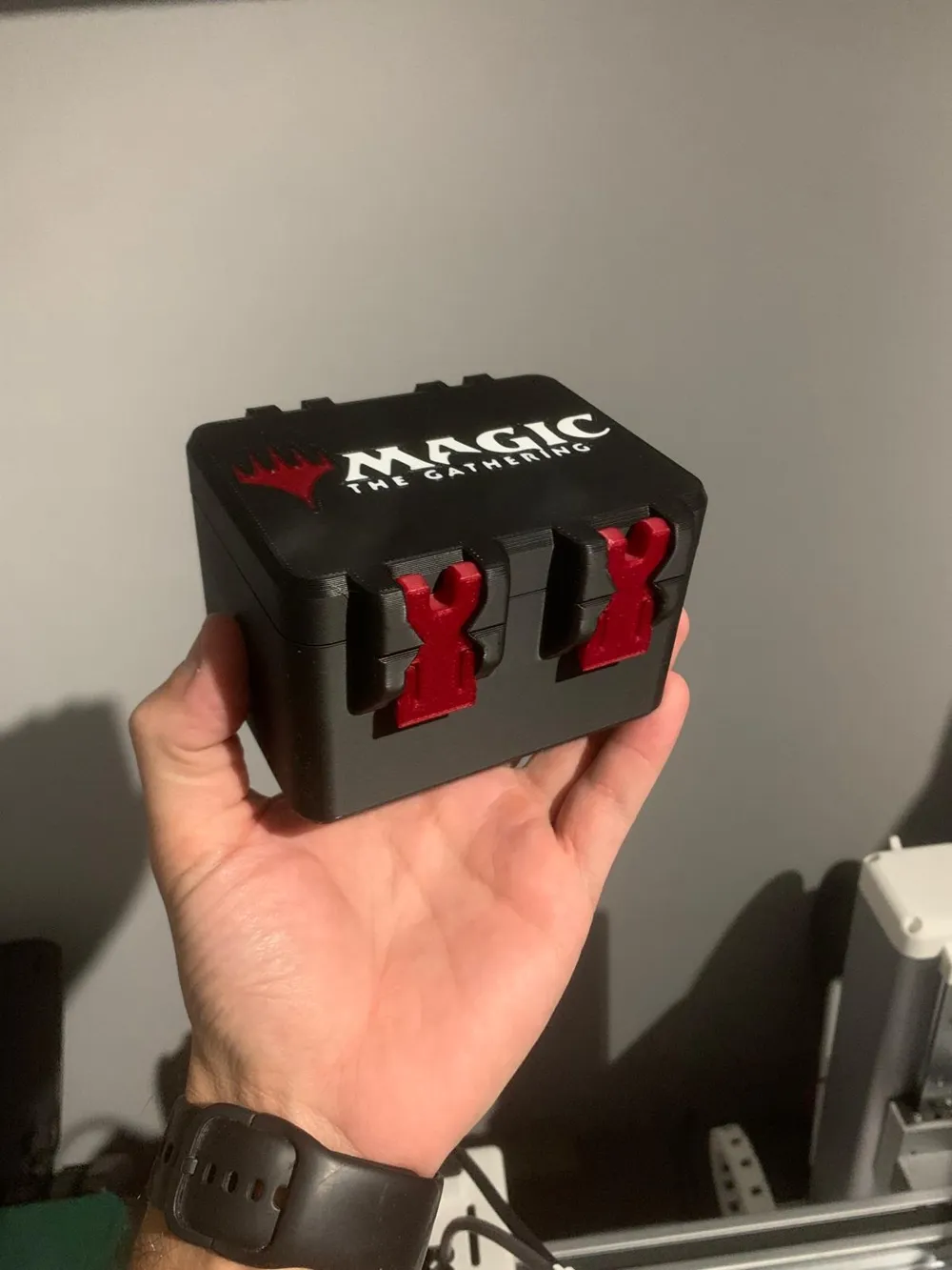 MTG Card Box - SnapLock 60/80/100 Card - Free 3D Print Model - MakerWorld