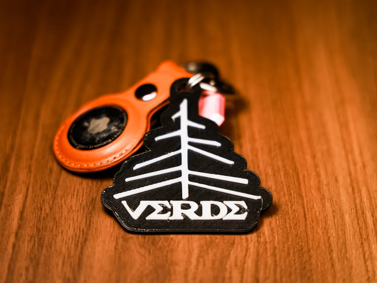 Porte-clés Logo VERDE - Modèle d'Impression 3D Gratuit - MakerWorld