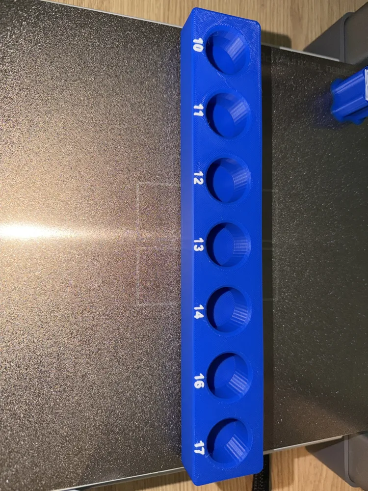 Pittsburg 3/8 metric swivel sockets holder - Free 3D Print Model ...