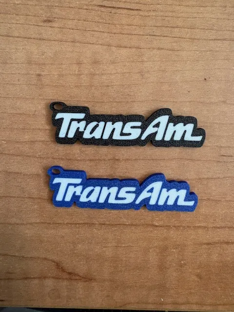 Trans Am Keychain - Free 3D Print Model - MakerWorld