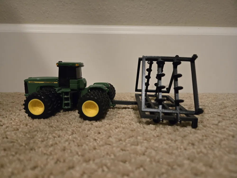 Folding Disk for 1/64 Farm equipment - Free 3D Print Model - MakerWorld