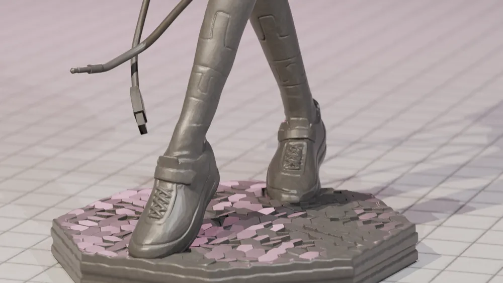 Adachi Rei Figure - Free 3D Print Model - MakerWorld