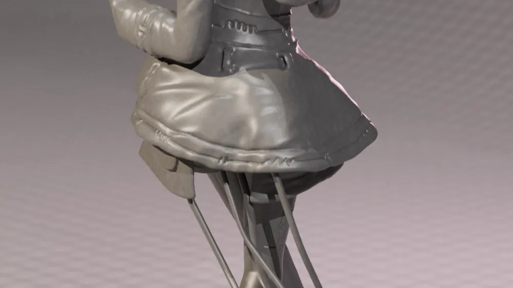 Adachi Rei Figure - Free 3D Print Model - MakerWorld