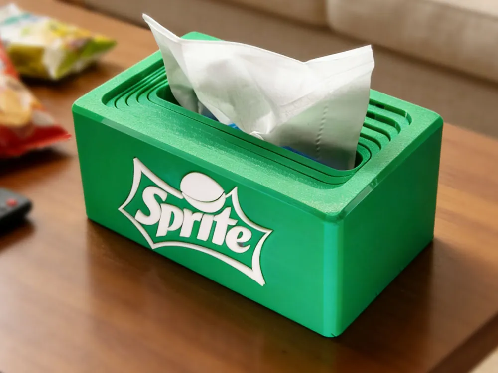 sprite Recessed Tissue Box - Free 3D Print Model - MakerWorld