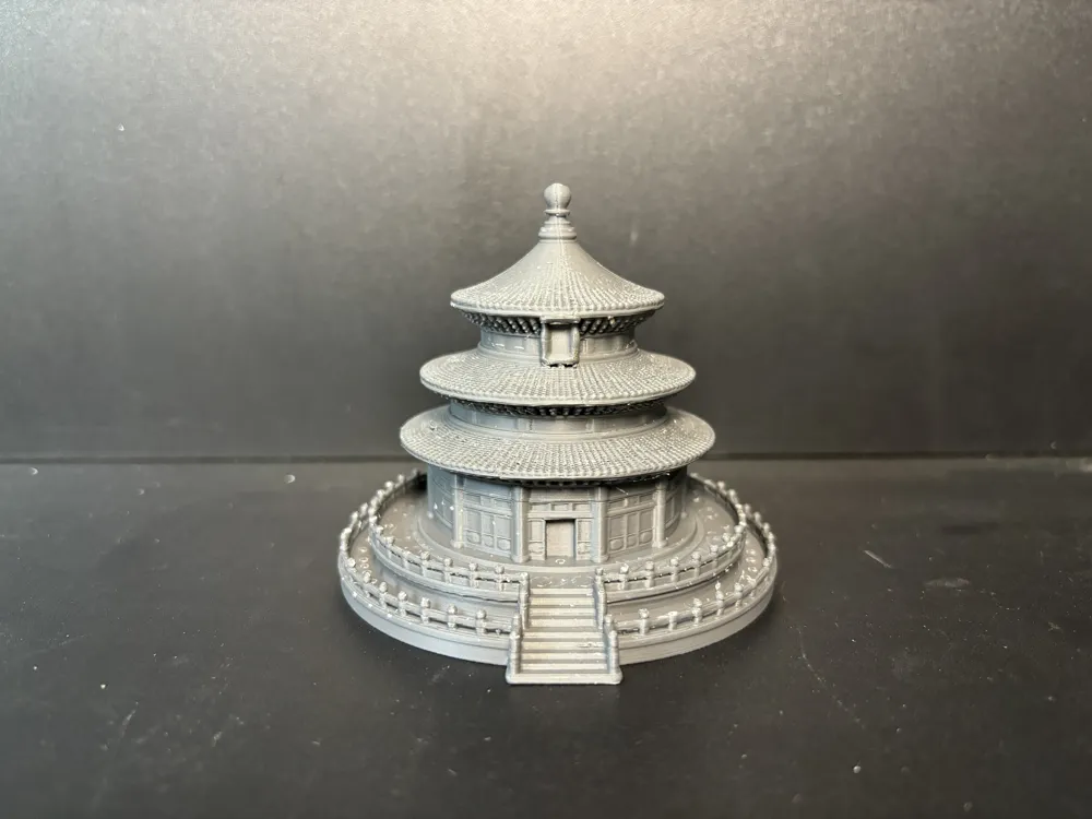 Temple du Ciel, architecture chinoise ancienne, décoration intérieure ...