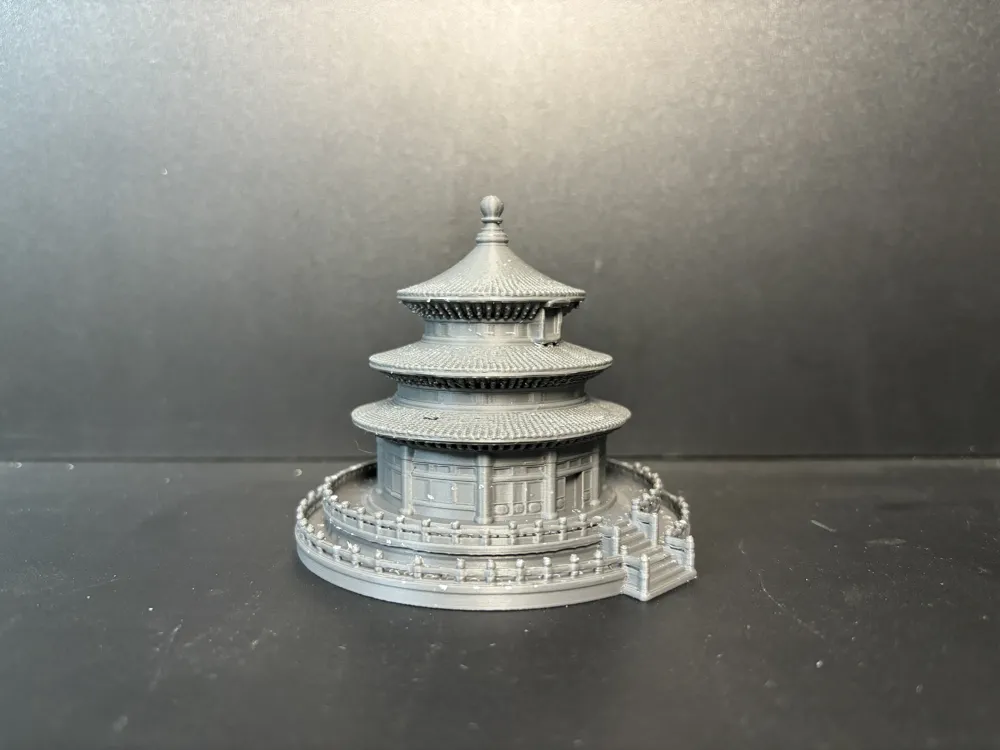 Temple du Ciel, architecture chinoise ancienne, décoration intérieure ...