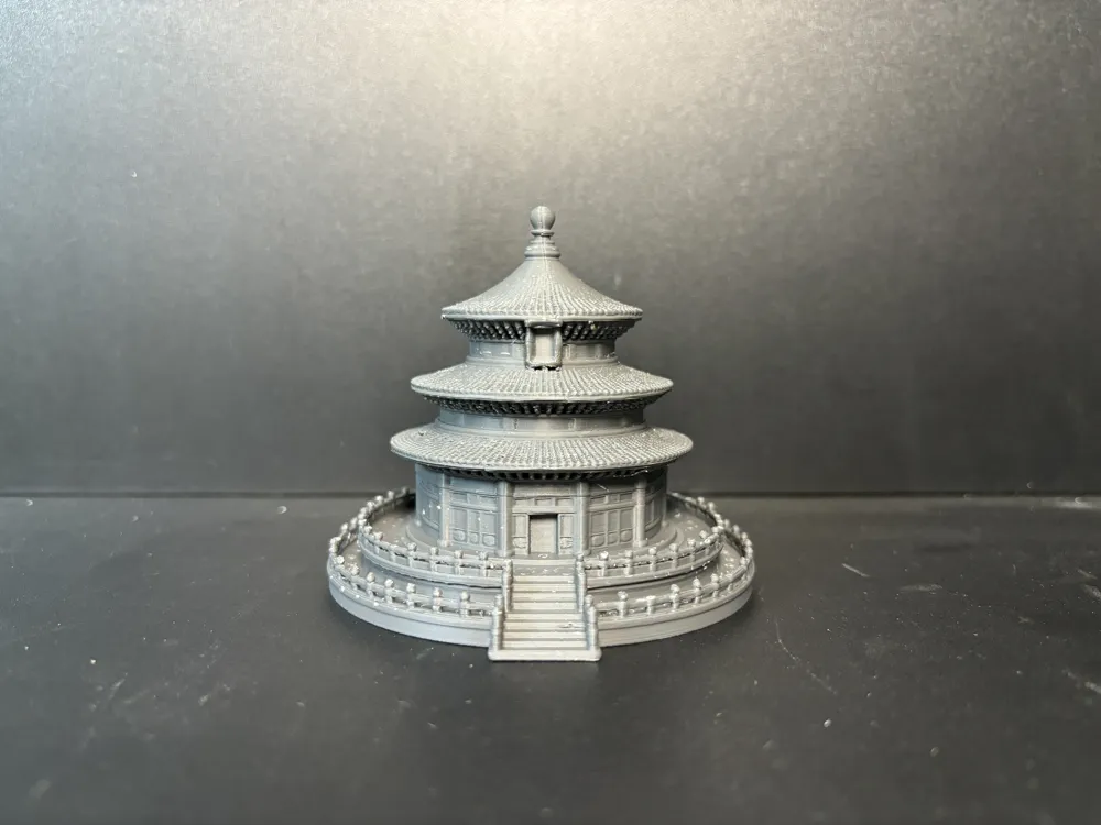 Temple du Ciel, architecture chinoise ancienne, décoration intérieure ...