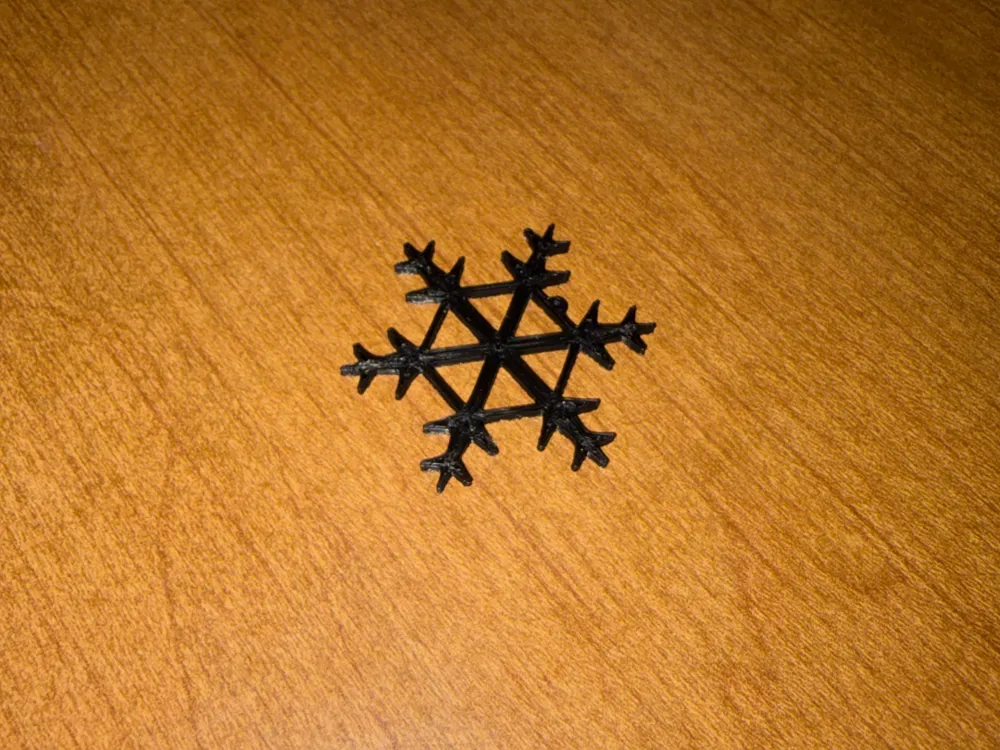 Snowflake - Free 3D Print Model - MakerWorld