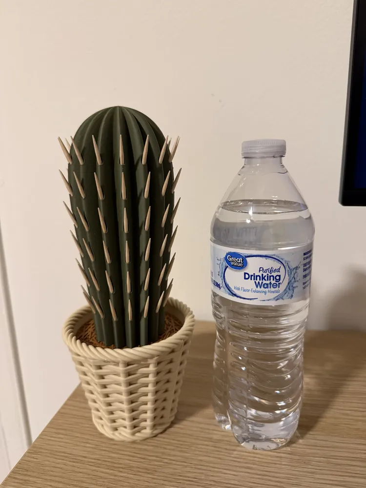 Cactus Toothpick holder - Free 3D Print Model - MakerWorld
