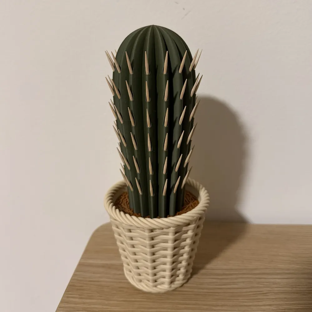 Cactus Toothpick holder - Free 3D Print Model - MakerWorld