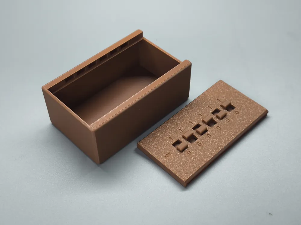 Boîte à code coulissante (mot de passe modifiable) - Modèle d ...