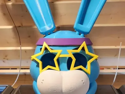 Fnaf Glamrock Bonnie Cosplay - Free 3D Print Model - MakerWorld