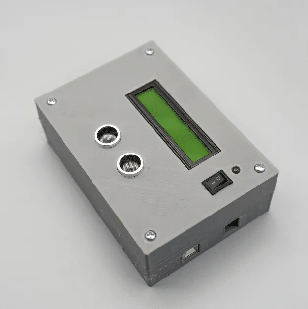 Case for Arduino Uno, 16×2 LCD & Ultrasonic Sensor - Free 3D Print ...