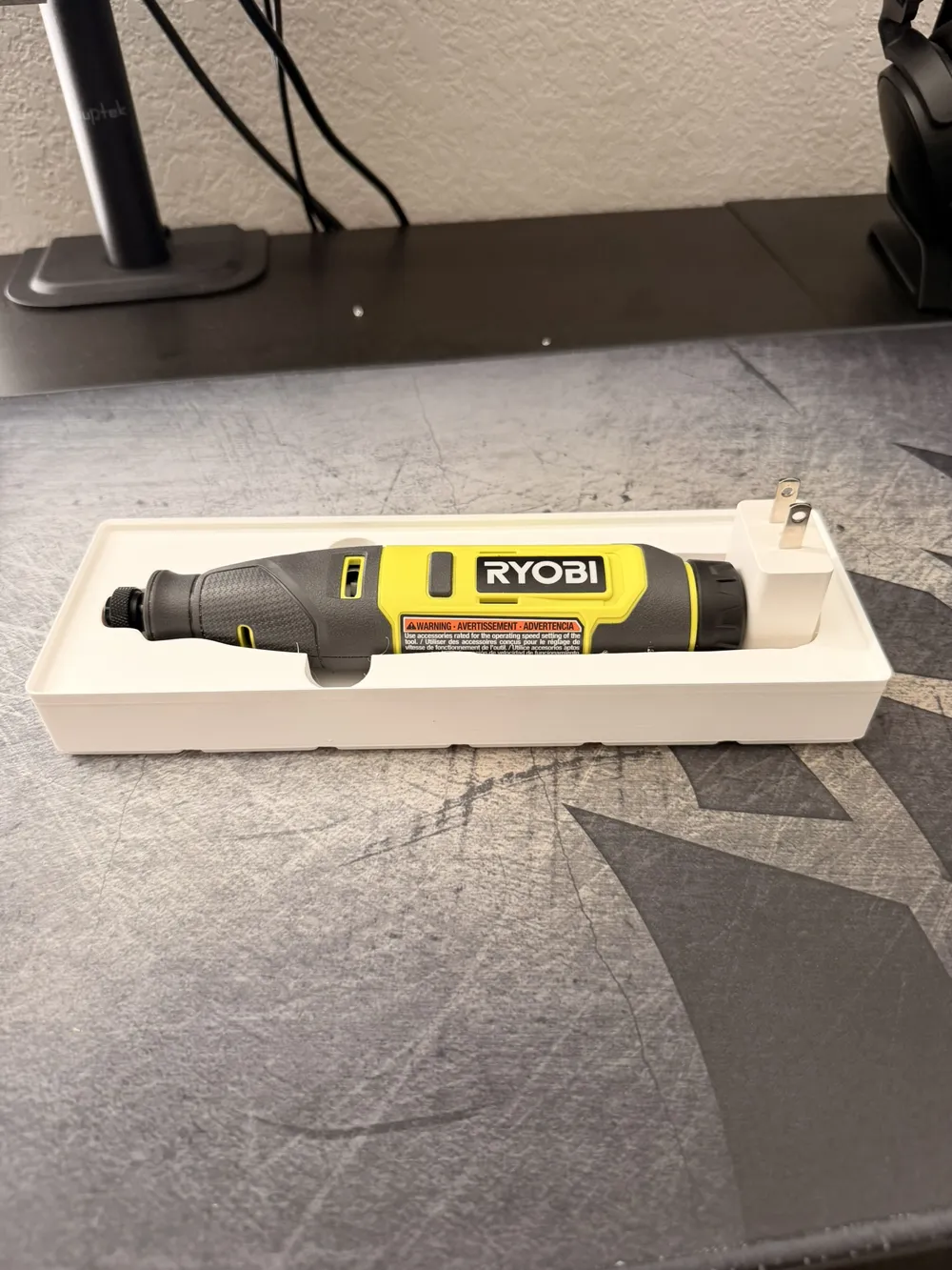 Gridfinity Ryobi Rotary tool insert - Free 3D Print Model - MakerWorld