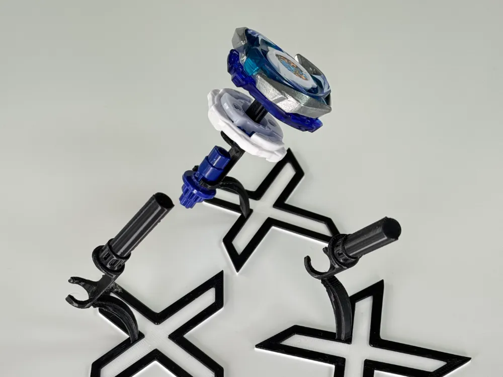Beyblade X Display Stand - Free 3D Print Model - MakerWorld