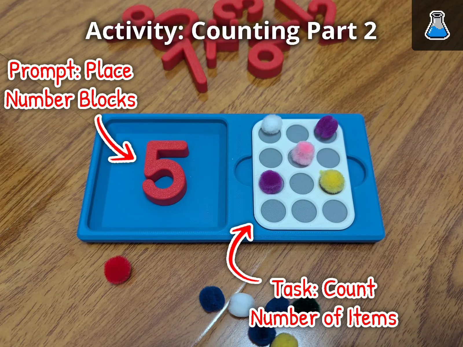 Sensory Number Tray - Learning System - Free 3D Print Model - MakerWorld