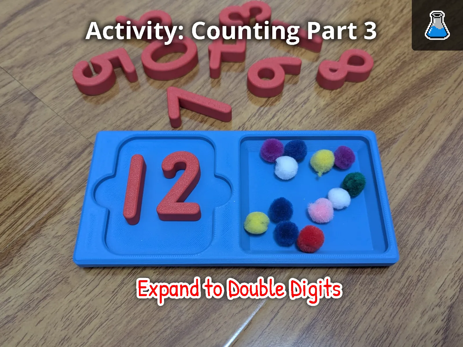 Sensory Number Tray - Learning System - Free 3D Print Model - MakerWorld