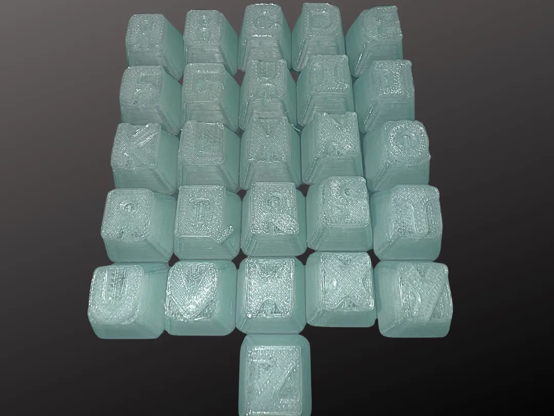 Large Bubble Letter MX Keyboard Keycaps - Free 3D Print Model - MakerWorld