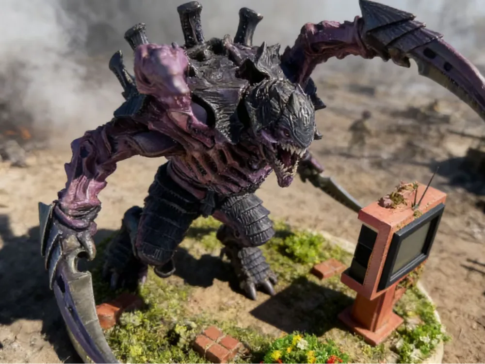 Tyranids - Leviathan Screaming Hunter - Free 3D Print Model - MakerWorld