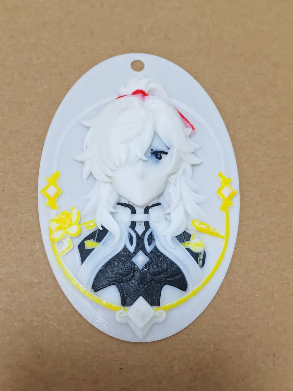 Général Jing Yuan (Honkai: Star Rail), ornement insigne 3D en relief ...