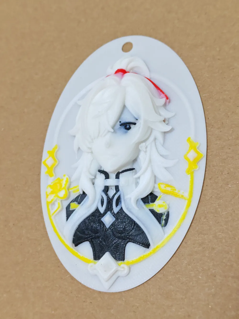 Général Jing Yuan (Honkai: Star Rail), ornement insigne 3D en relief ...