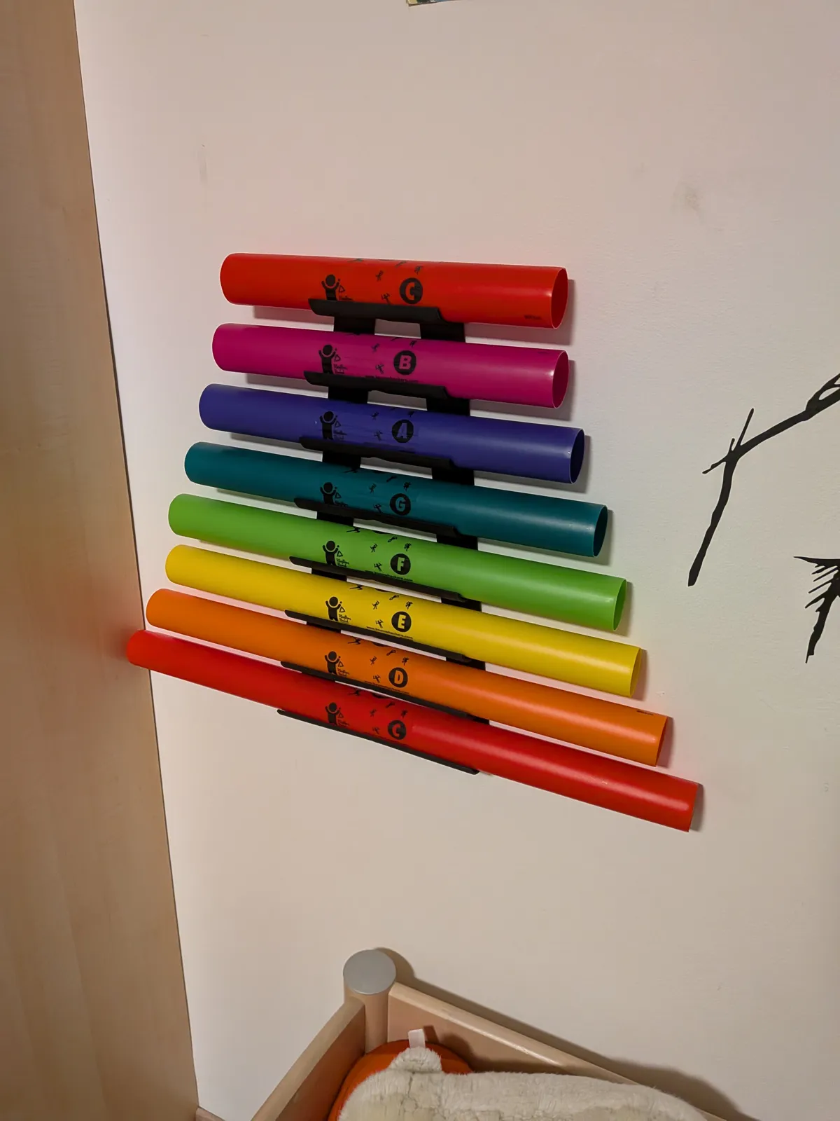 Boomwhacker Wall Mount / Wallmount - Free 3D Print Model - MakerWorld