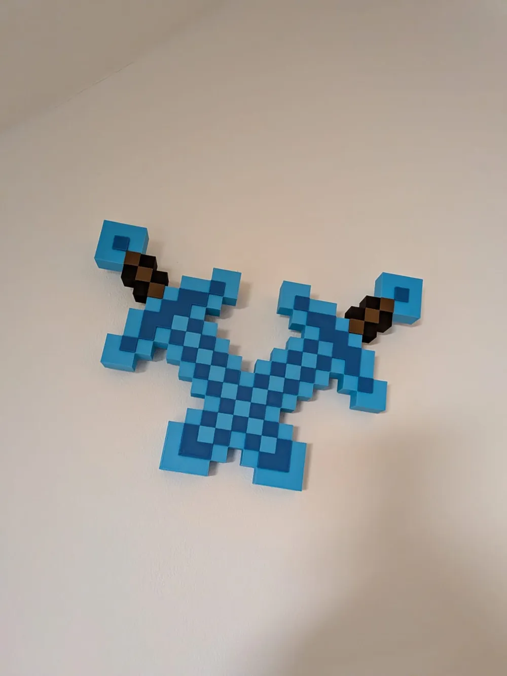 Minecraft Sword Wall Decor - Free 3D Print Model - MakerWorld