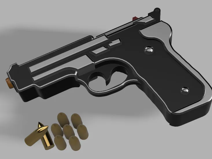 Model Gun - Free 3D Print Model - MakerWorld